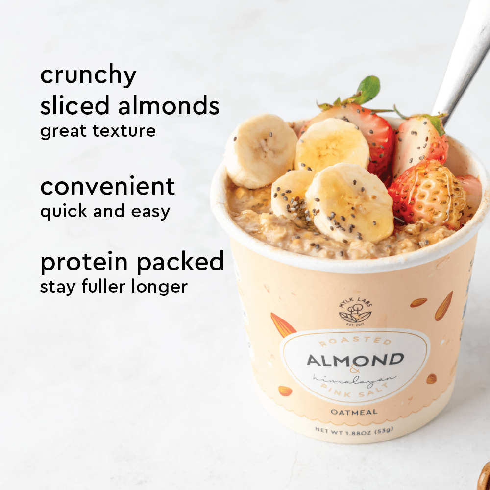Roasted Almond Oatmeal - Mylk Labs