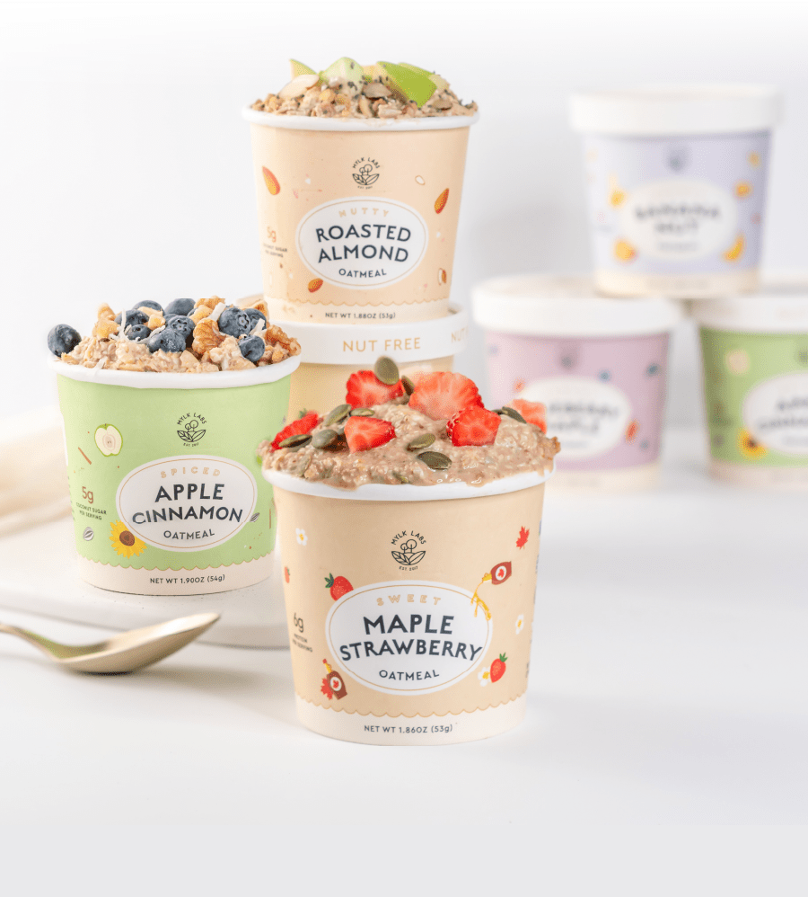 High-Fiber Protein Oatmeal | Vegan Gluten-Free Instant Oatmeal
